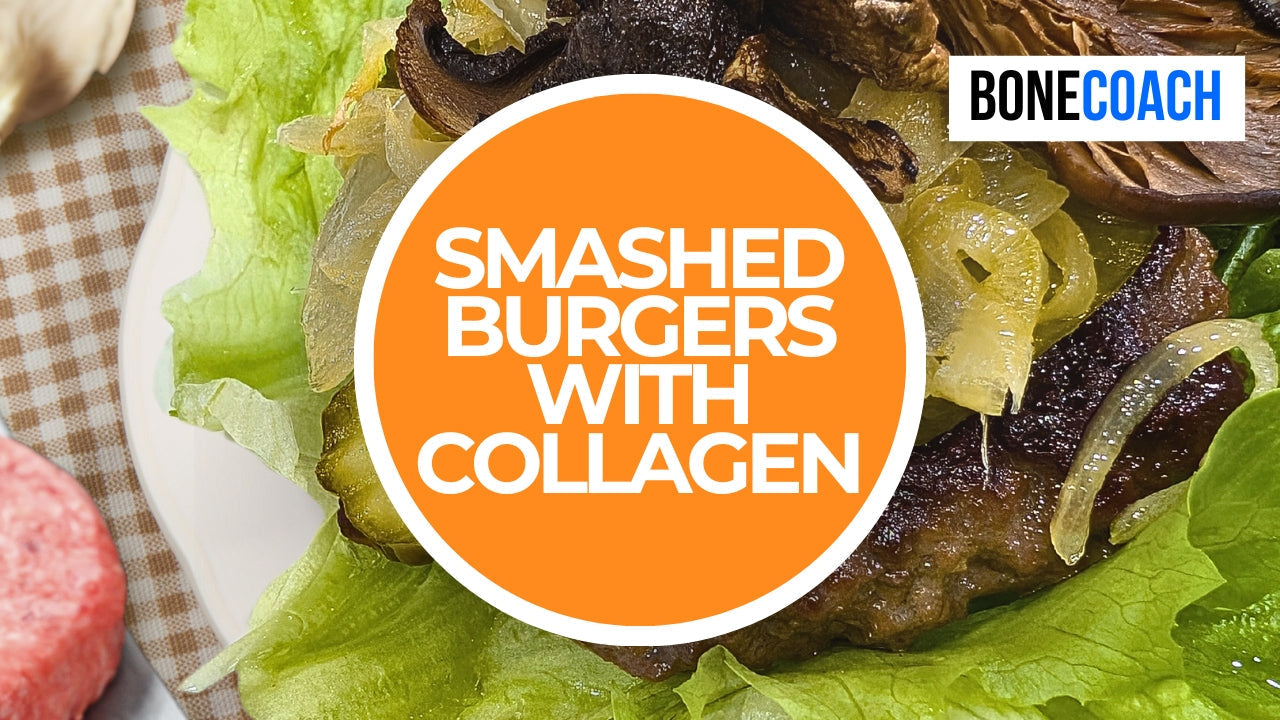 Smashed Burgers with Collagen | Gluten-Free, Dairy-Free | Bone Coach ...