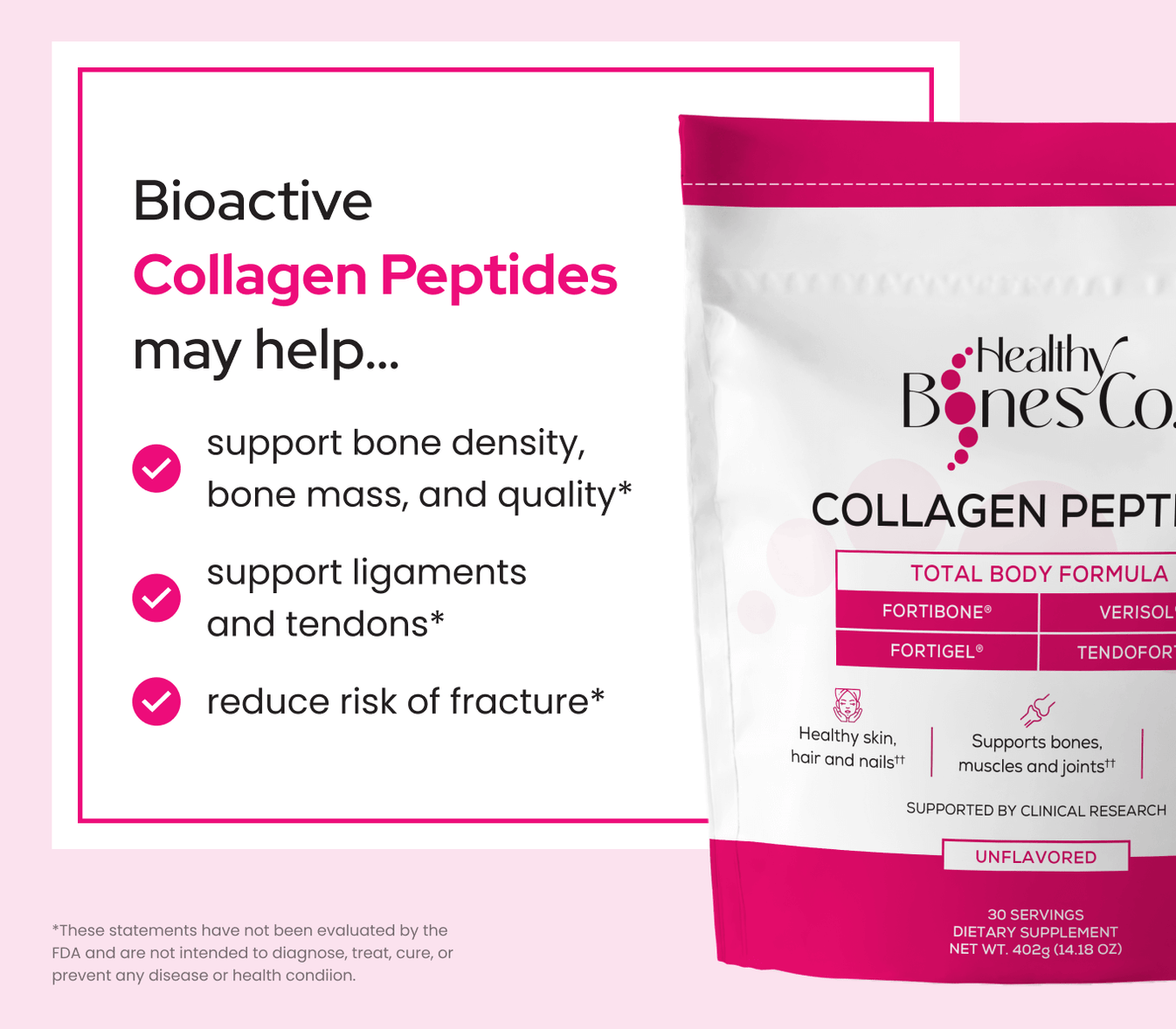Healthy Bones Co. - Collagen Peptides For Bone Density