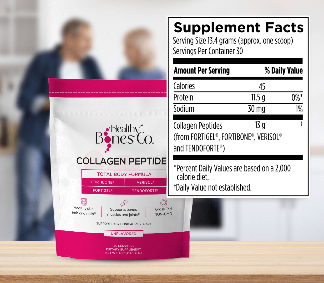 Healthy Bones Co. - Collagen Peptides For Bone Density