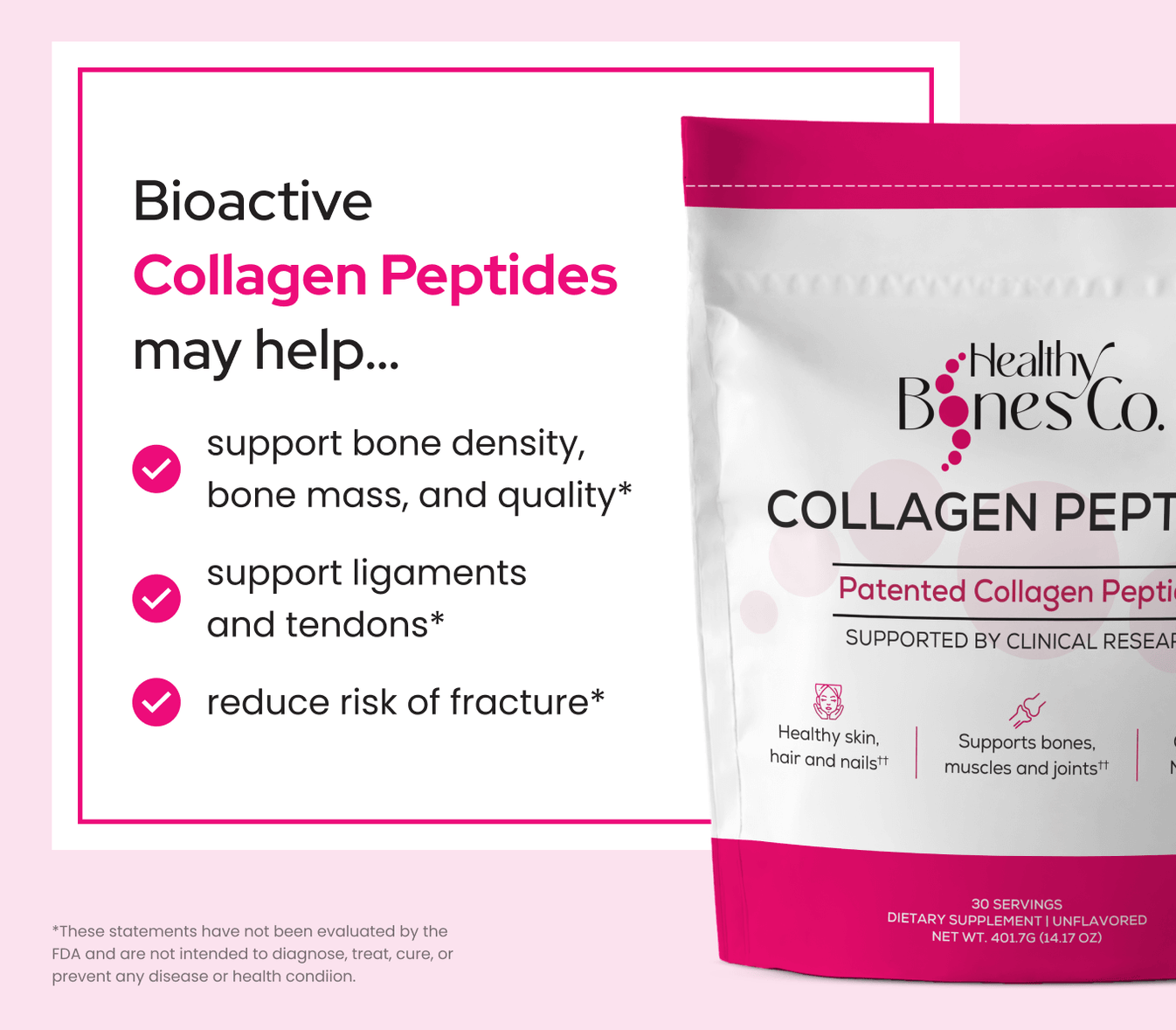 Healthy Bones Co. - Collagen Peptides For Bone Density