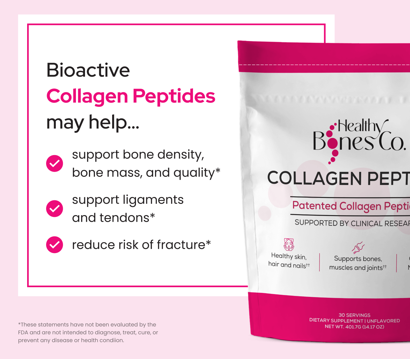 Healthy Bones Co. - Collagen Peptides For Bone Density