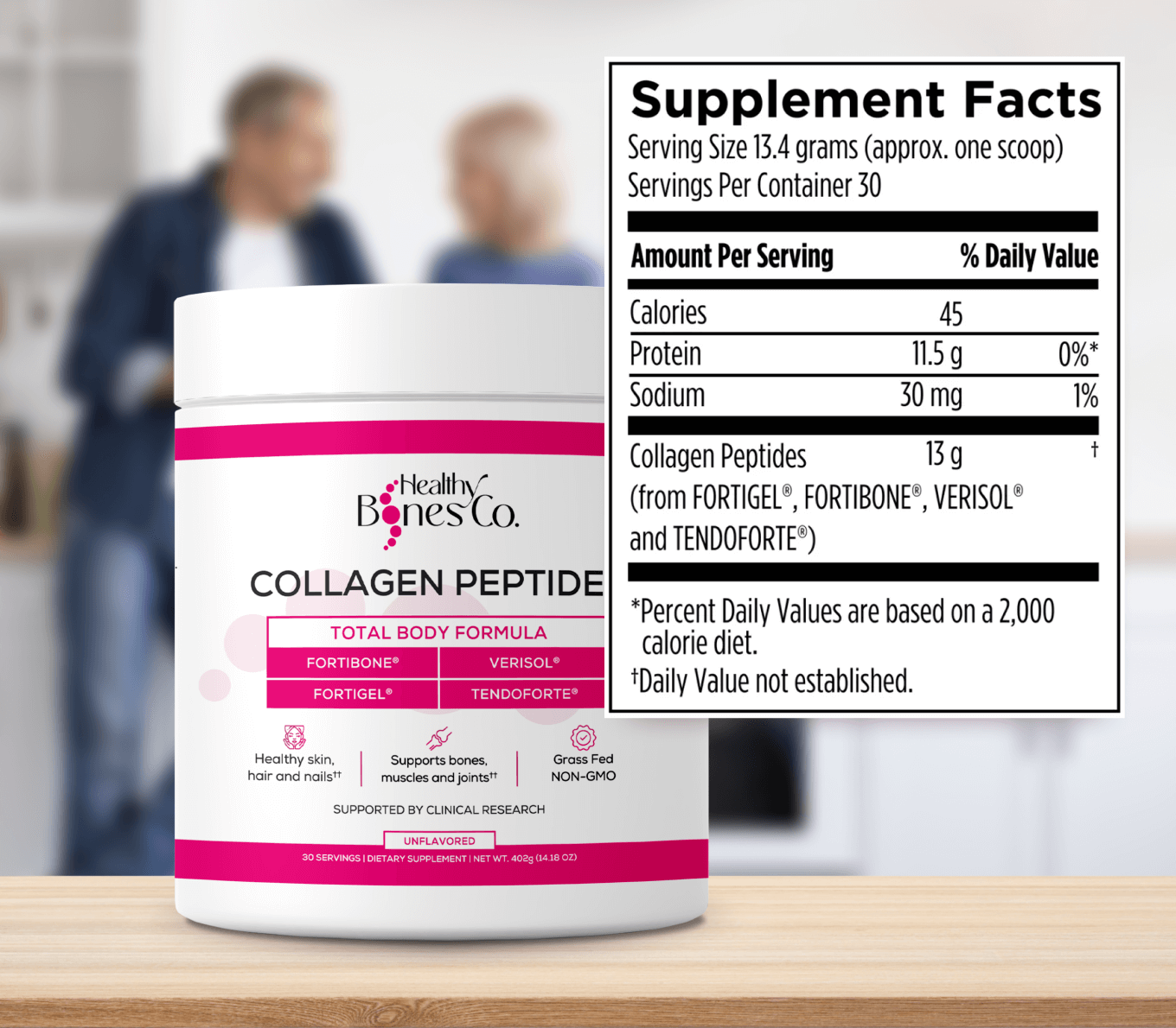 Healthy Bones Co. - Collagen Peptides For Bone Density