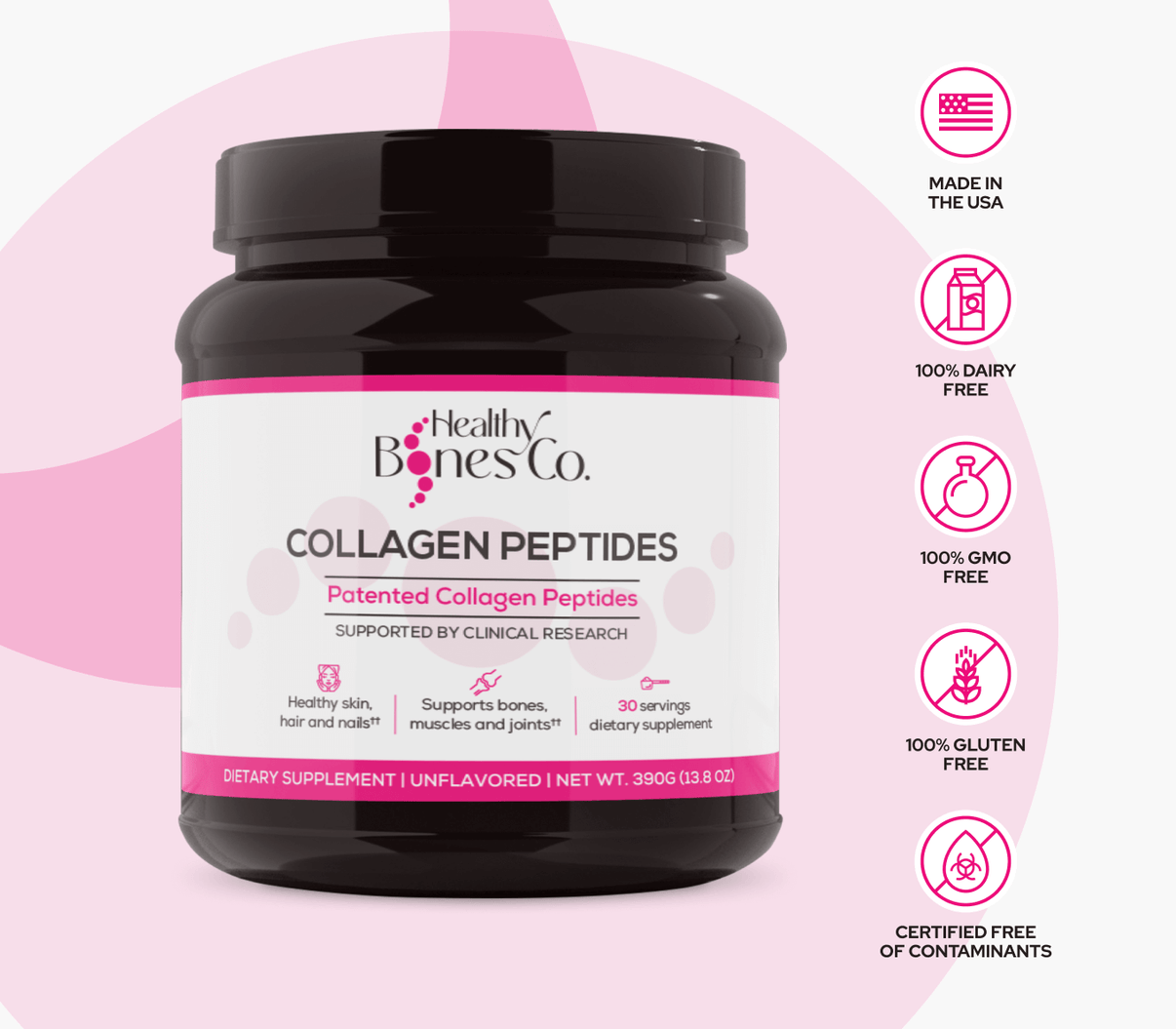 Healthy Bones Co. - Collagen Peptides For Bone Density
