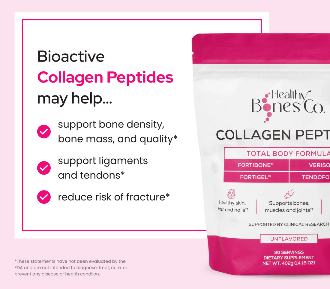 6 Reasons to Take Healthy Bones Co. Collagen Peptides for Stronger Bon